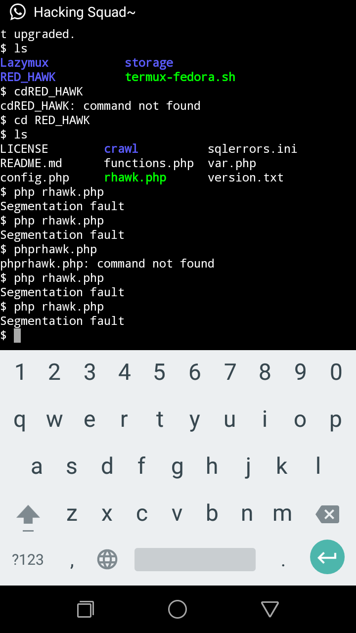 Method has died unexpectedly! · Issue #2089 · termux/termux-packages ...