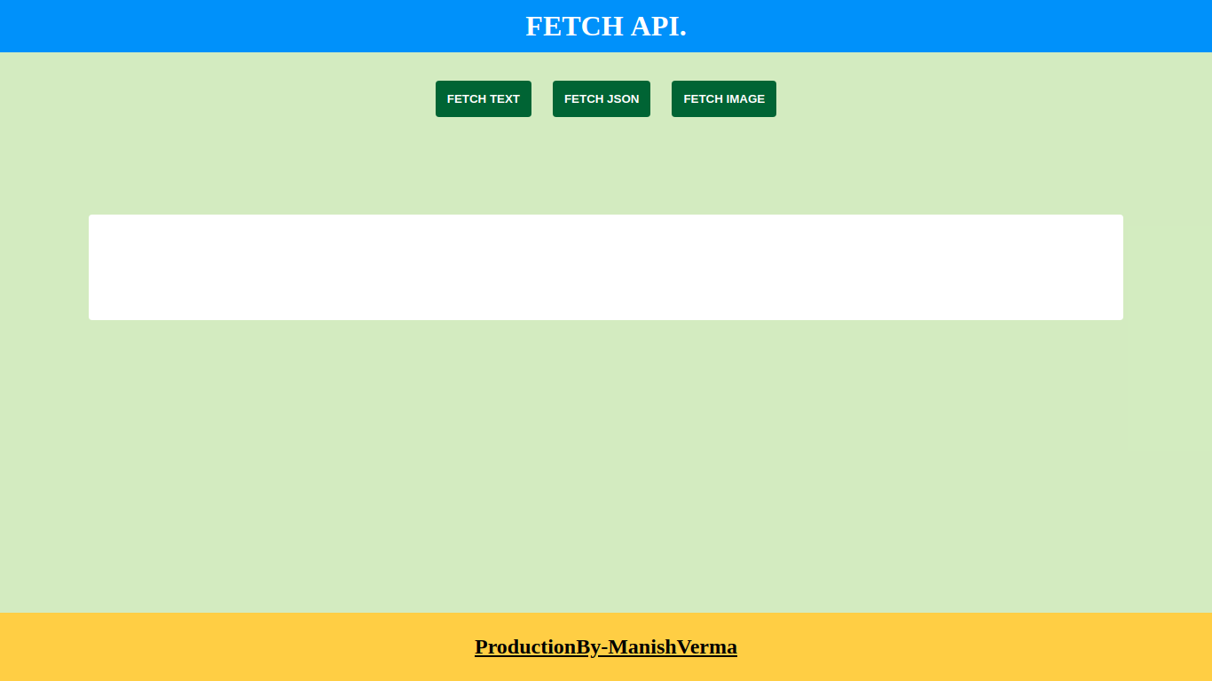 GitHub - mvermadev/FetchAPP: Fetch API App