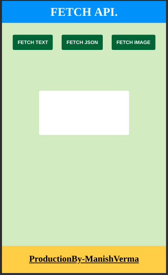 GitHub - mvermadev/FetchAPP: Fetch API App