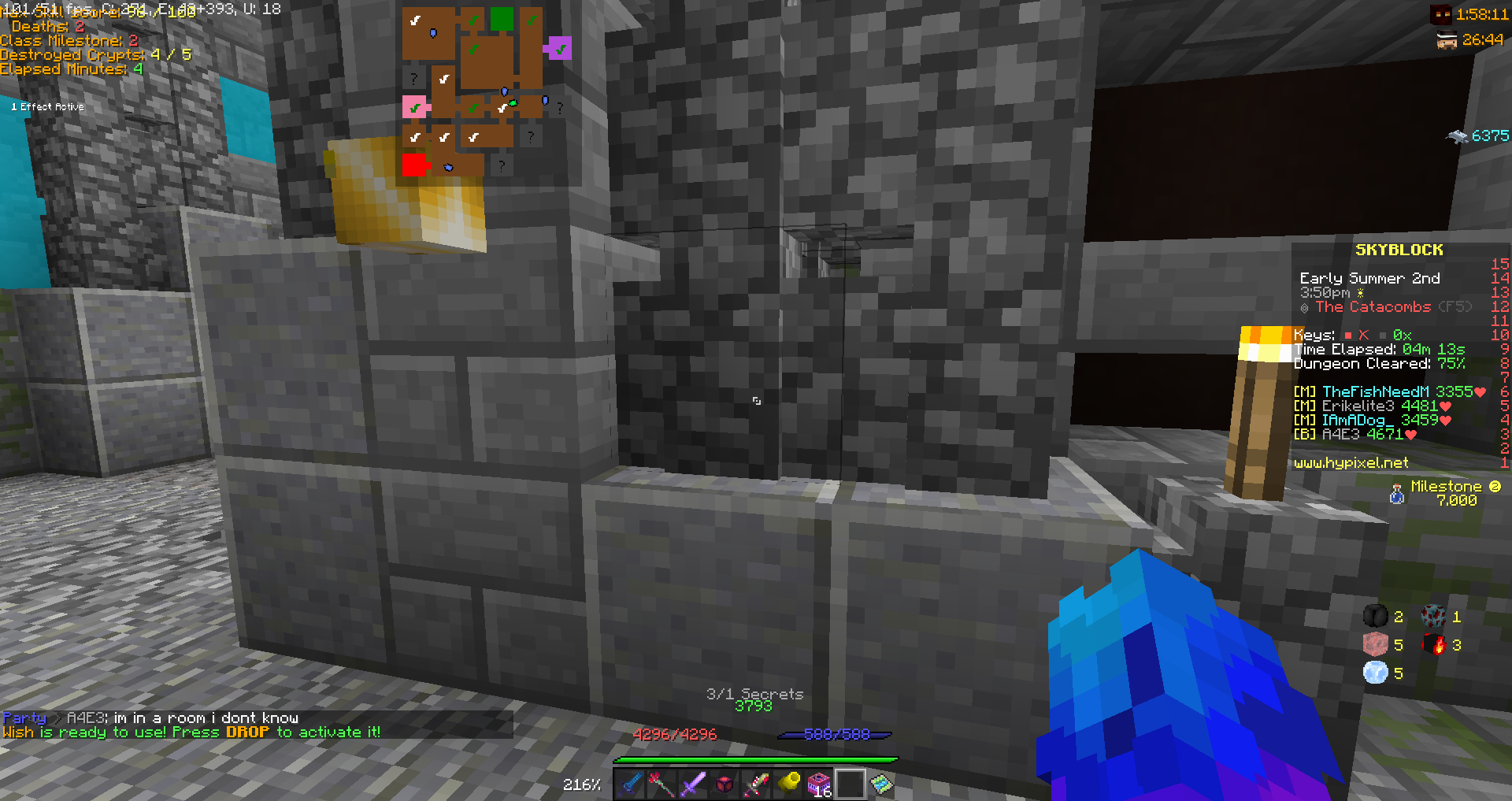 [Bug] Crash while playing dungeon · Issue #449 · BiscuitDevelopment/SkyblockAddons · GitHub