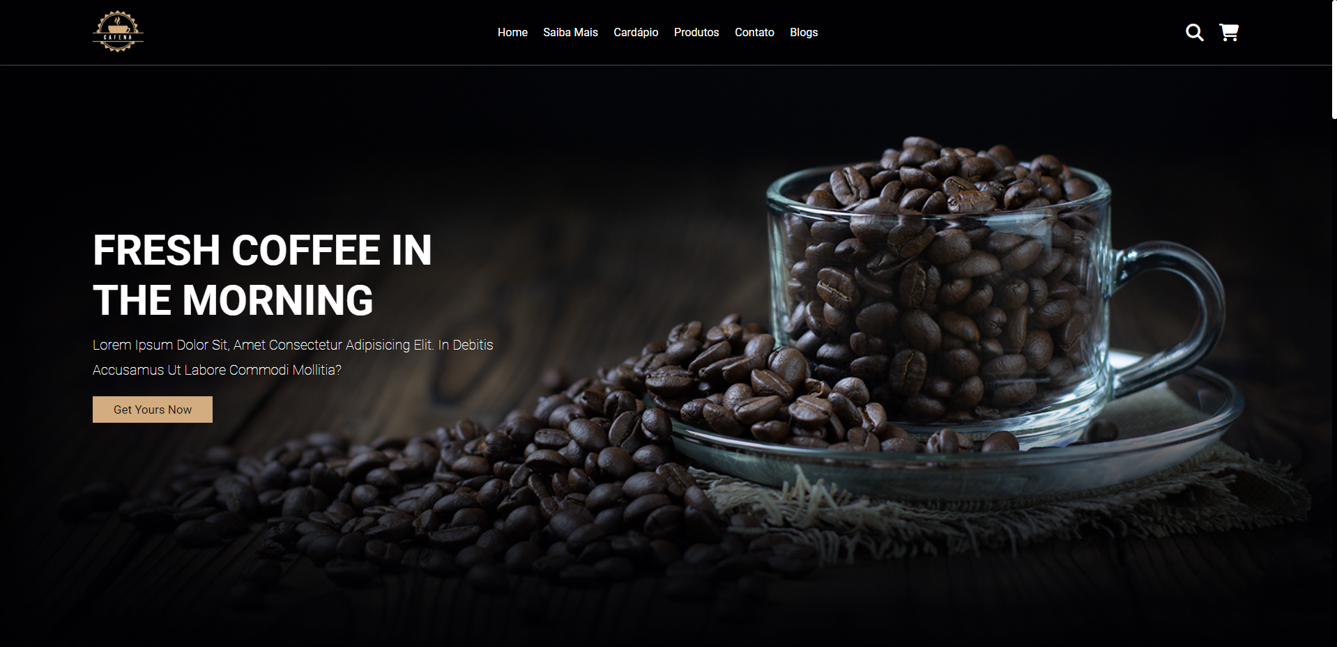 GitHub - GiovaneRichard/Coffee-Shop: Estudo de website Coffe Shop ...