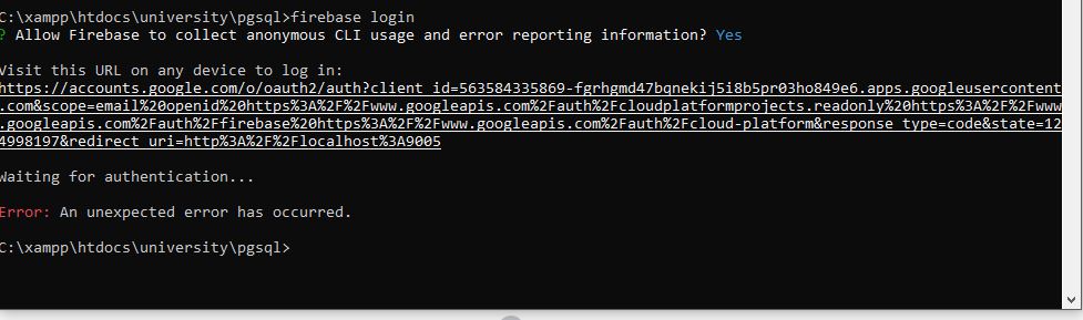 Firebase Login Error · Issue 1501 · Firebasefirebase Tools · Github