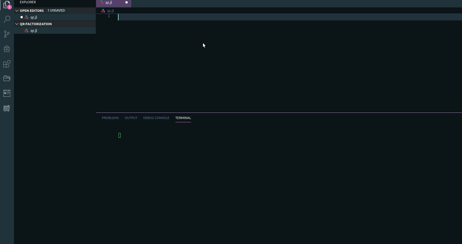 Cursor is not visible, lines have become un-selectable, terminal ...