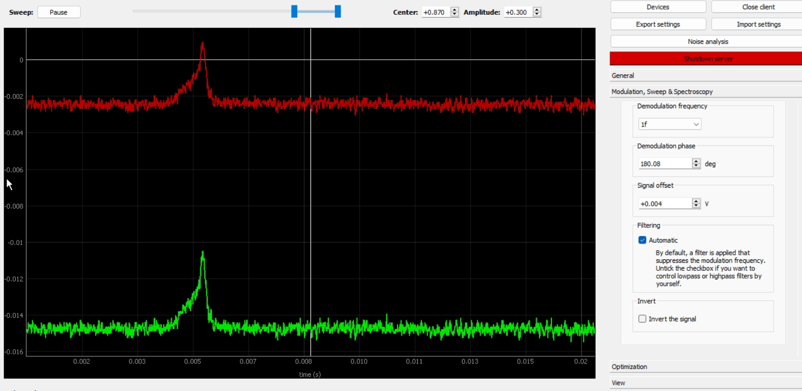No Signal Offset In Fast Mode Pid Only Mode · Issue 345 · Linien Org