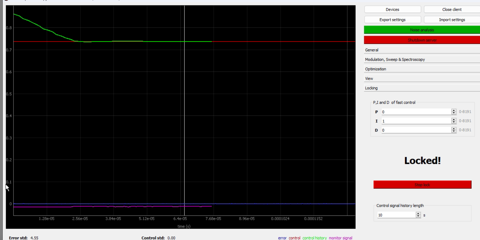 No signal offset in Fast Mode (PID-only Mode) · Issue #345 · linien-org/linien · GitHub