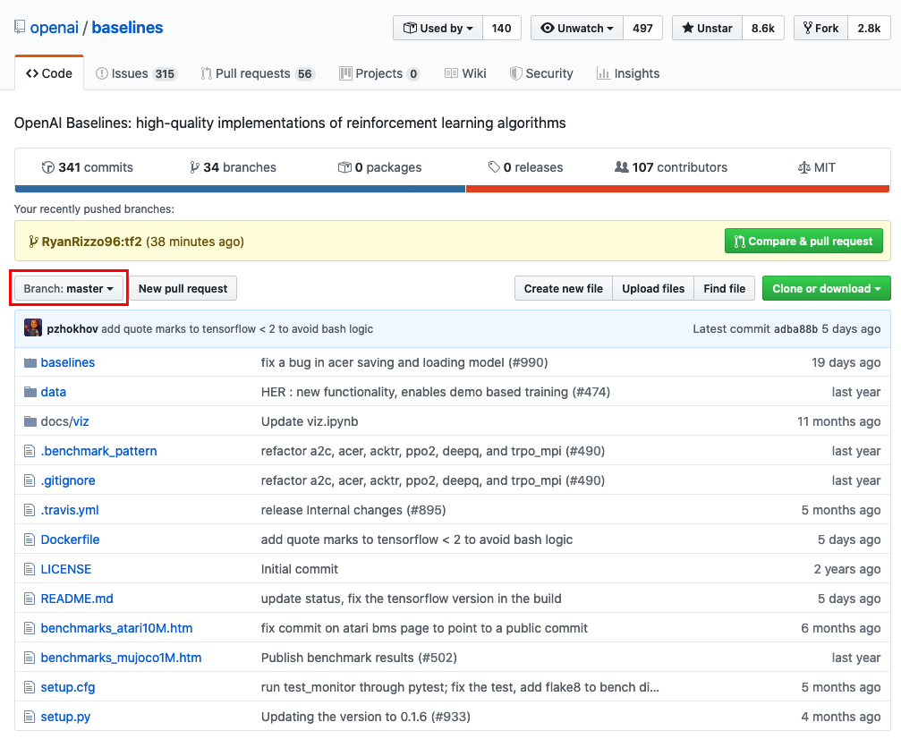 Tensorflow 2 version with Box constraints · Issue #1005 · openai/baselines · GitHub