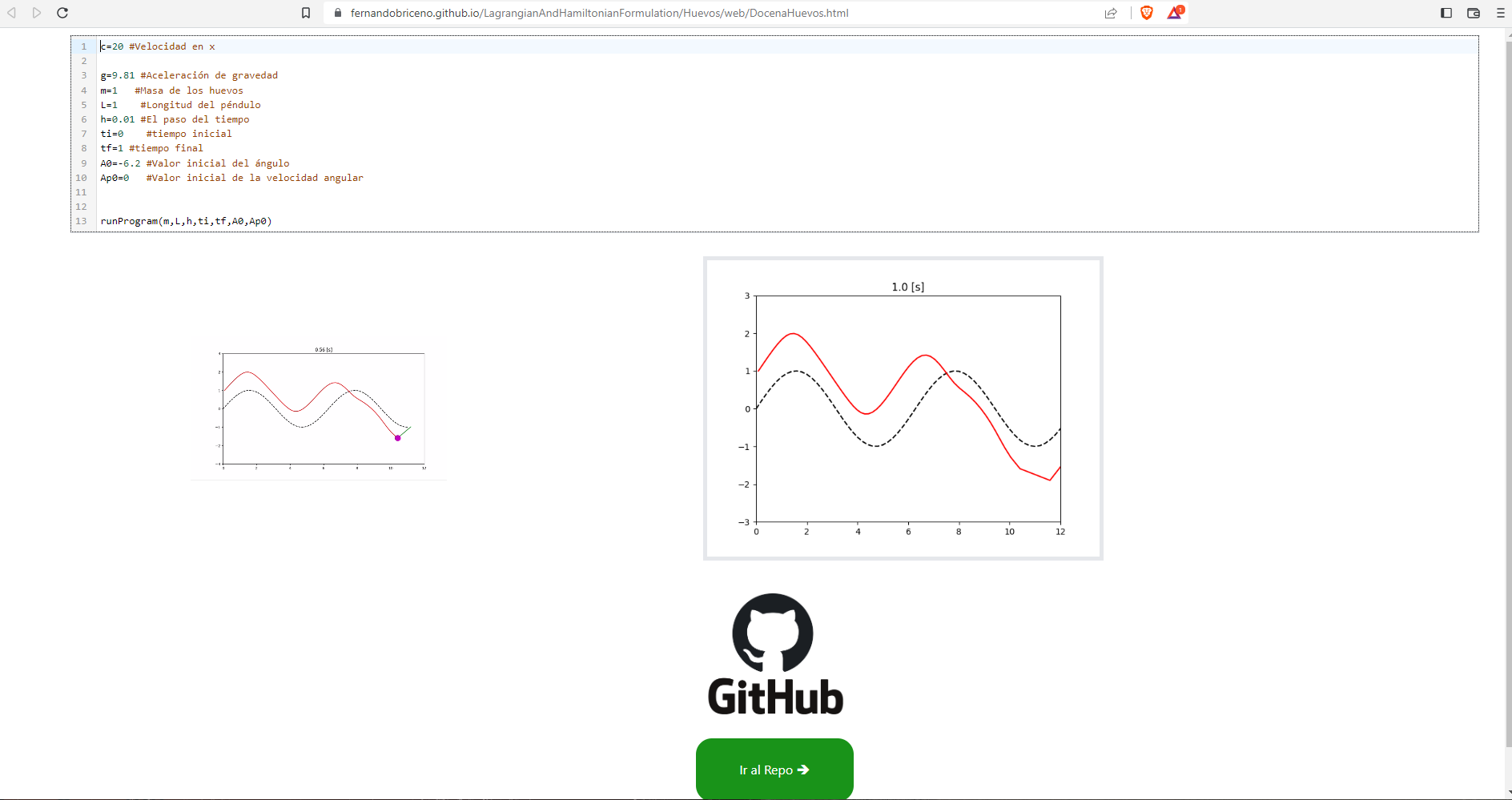 GitHub - FernandoBriceno/LagrangianAndHamiltonianFormulation: Planteamiento del formalismo ...