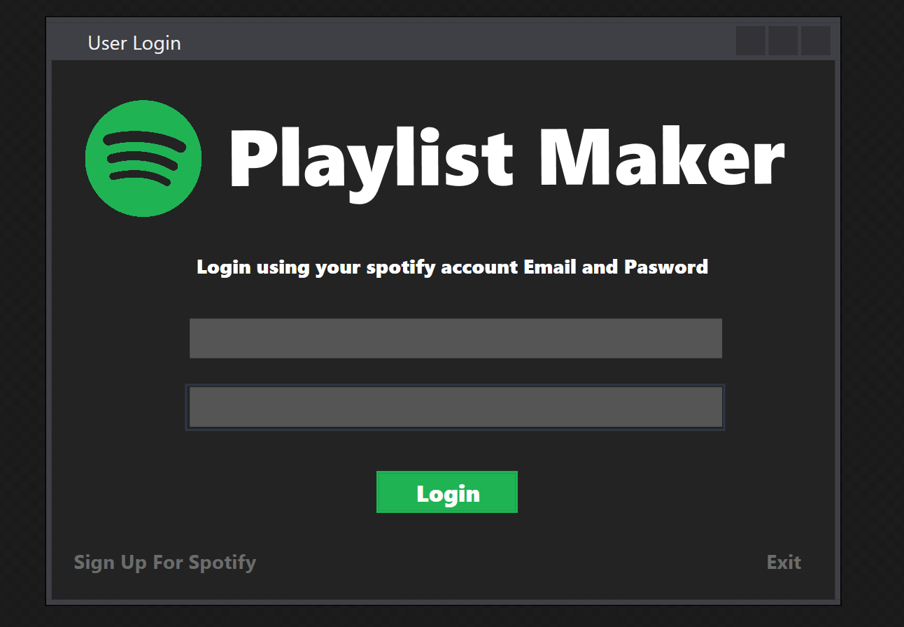 GitHub - woldt-timothy/SpotiFRY: Playlist Creation App with ... GitHub - woldt-timothy/SpotiFRY: Playlist Creation App with ...