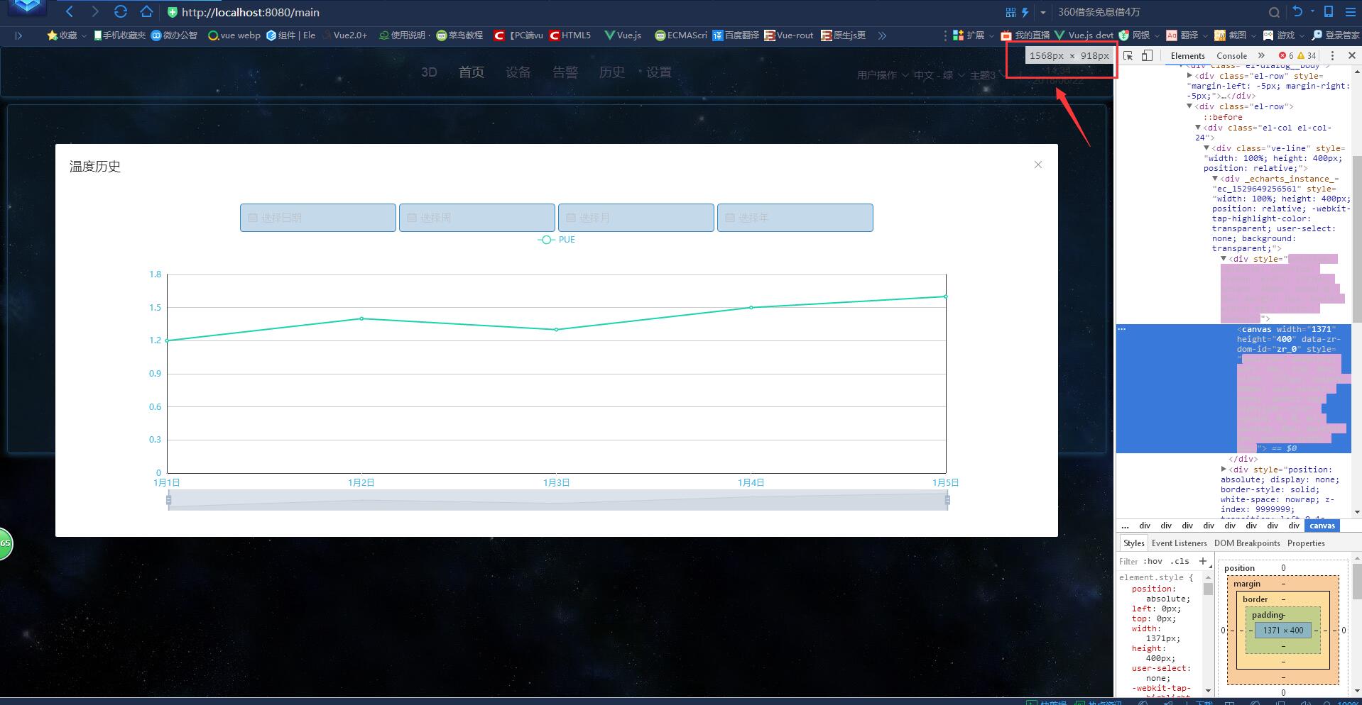 用element里面的Dialog 对话框弹出v-charts的折线图不显示 · Issue #389 · ElemeFE/v-charts · GitHub