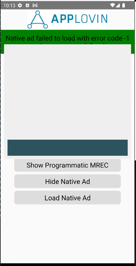 Native ads not showing · Issue #186 · AppLovin/AppLovin-MAX-React-Native · GitHub