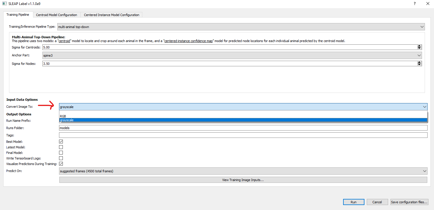 Importing Deeplabcut Dataset With Grayscale Images Results In Videos