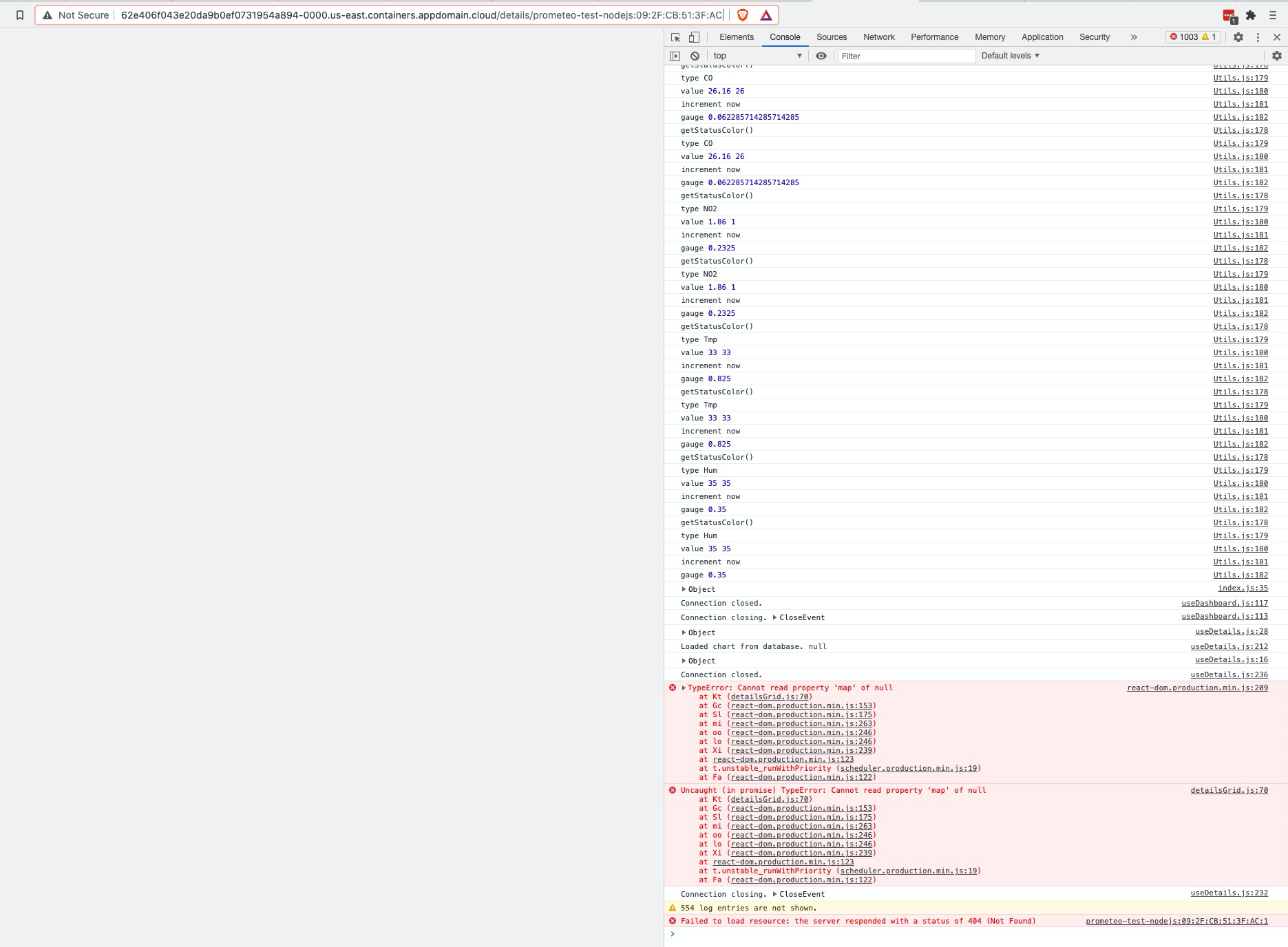 Error when clicking into device right after it appears · Issue #59 · Pyrrha-Platform/Pyrrha ...