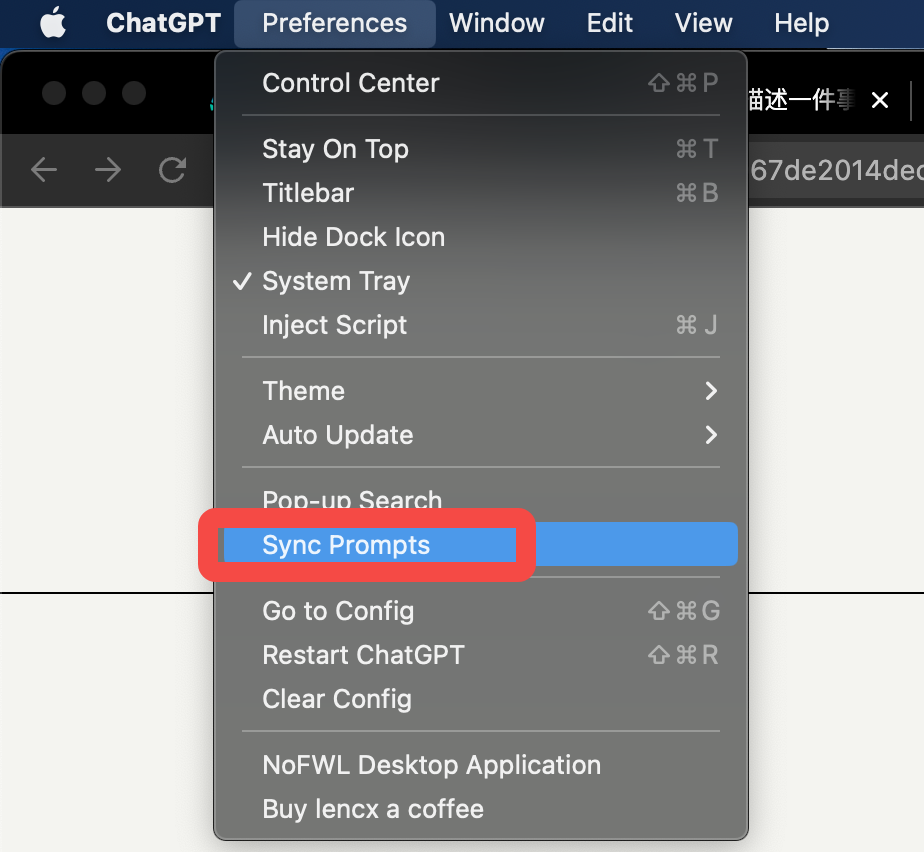 [Bug] cannot enable prompts in macOS · Issue #546 · lencx/ChatGPT · GitHub