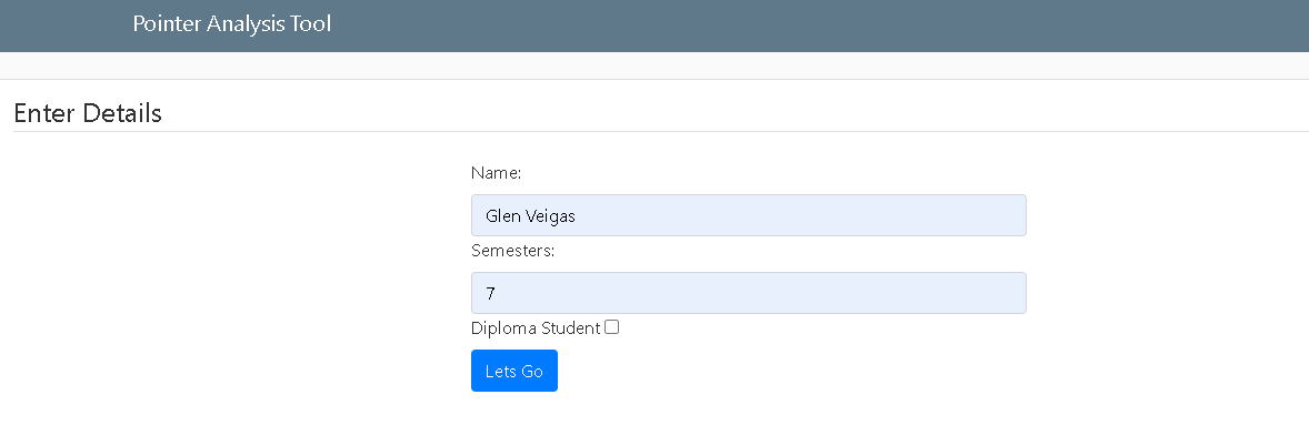 Github Glenveigas437pointeranalysistool Pointer Analysis Tool Is A Flask Web App That