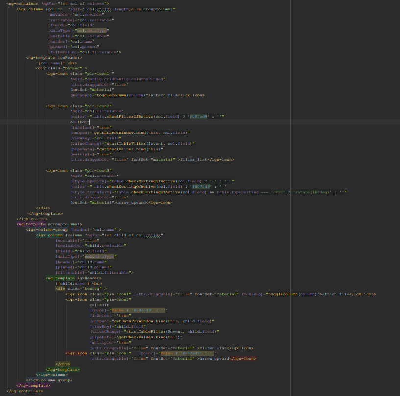 Dynamic multiheader · Issue #5485 · IgniteUI/igniteui-angular · GitHub