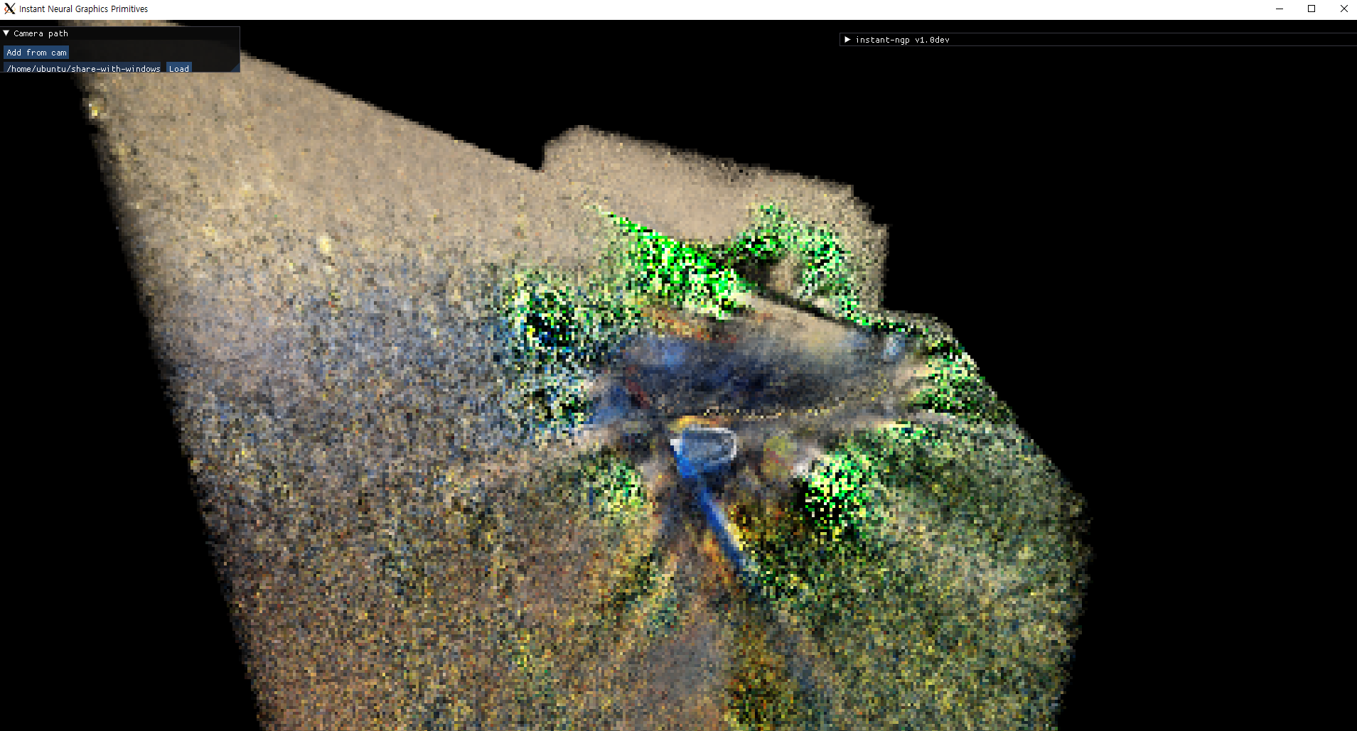 I would like to render the real space, like the lab results presented as an example of the ...