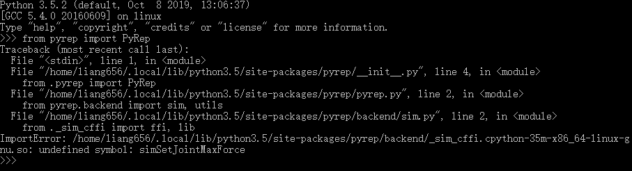 Import Error after Installation · Issue #163 · stepjam/PyRep · GitHub