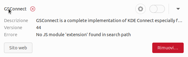 No JS module 'extension' found in search path · Issue #1031 · GSConnect/gnome-shell-extension ...
