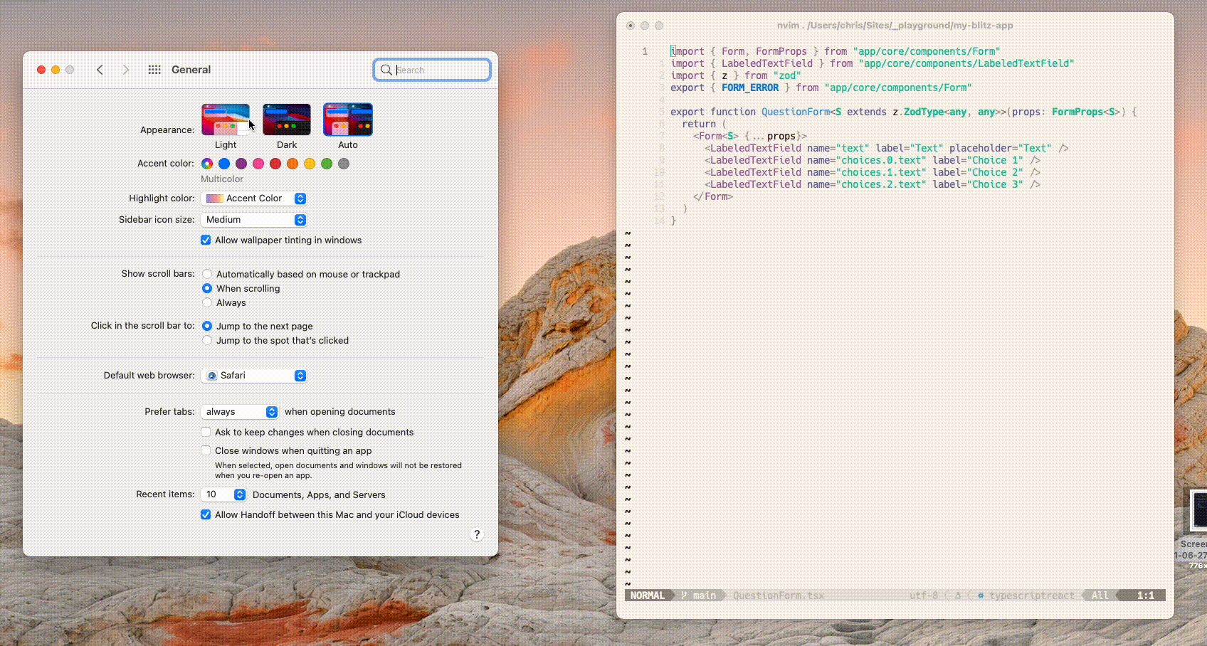 Change theme colors based on Neovim background setting · Issue #280 ...