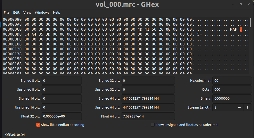 Wrong format of the machine stamp in the generated .mrc files · Issue #248 · ml-struct-bio ...
