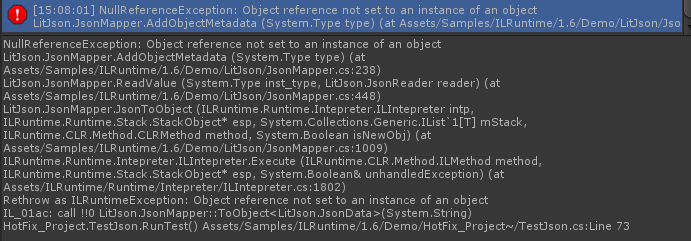 LisJson 反序列化对象类型为JsonData时报错 · Issue #341 · Ourpalm/ILRuntime · GitHub
