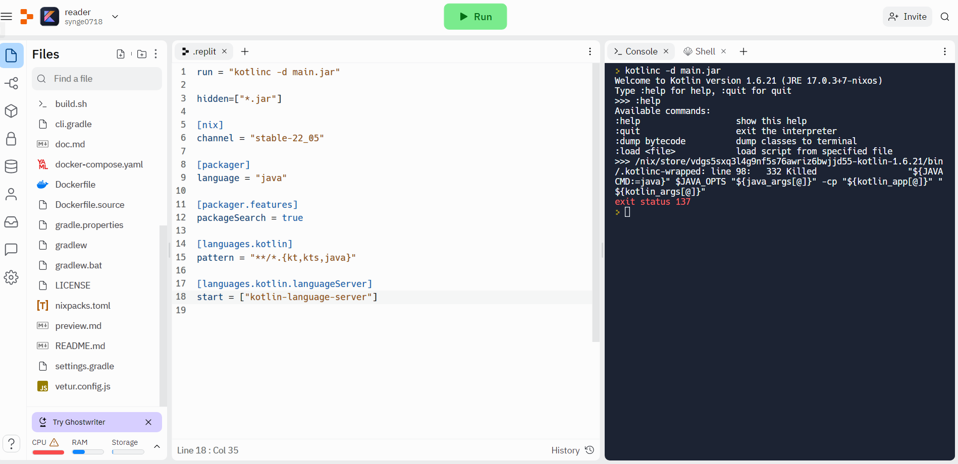 想请教一下，replit.com上怎么部署 · Issue #266 · hectorqin/reader · GitHub