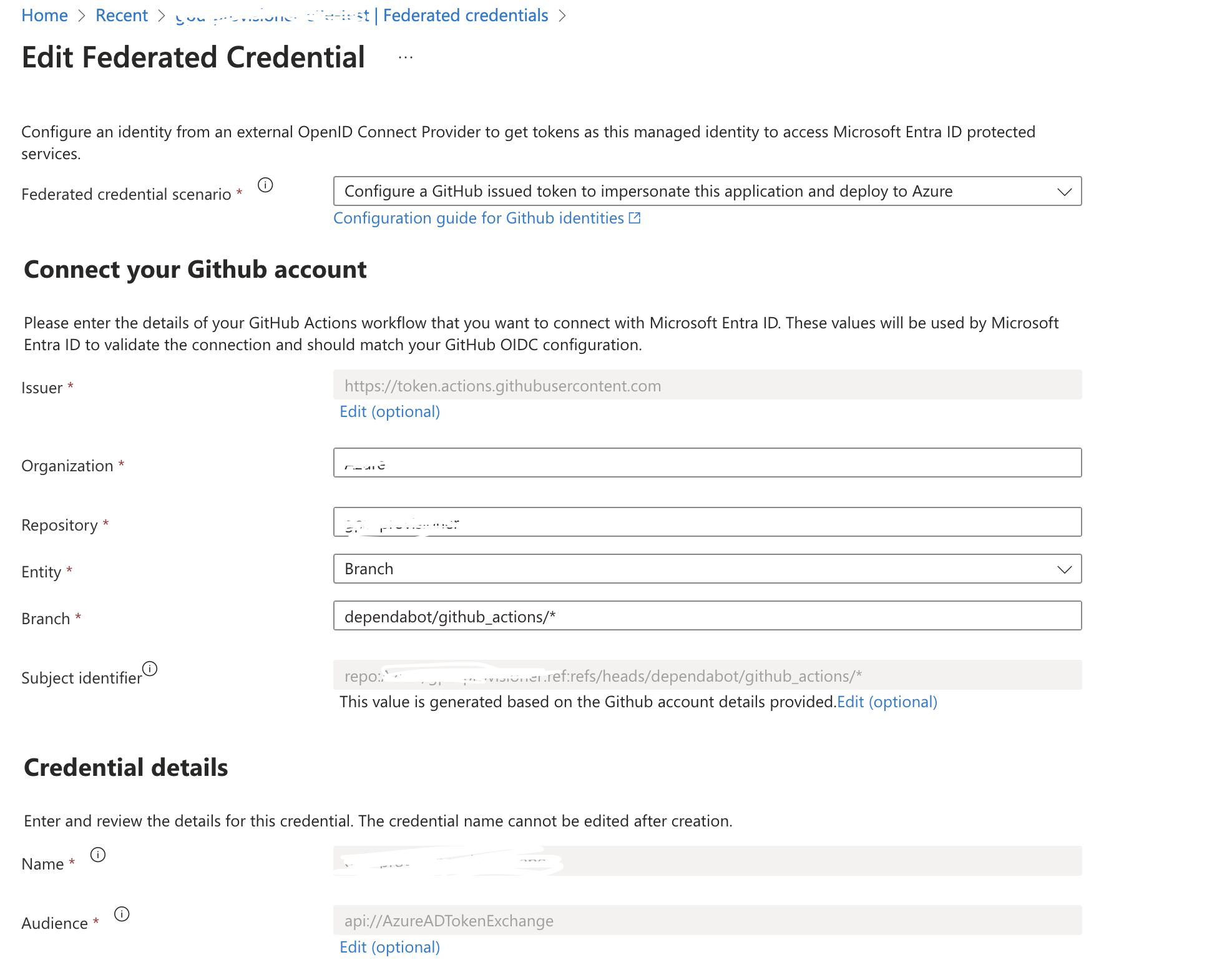Federated identity is not working with dependabot Prs · Issue #375 · Azure/login · GitHub