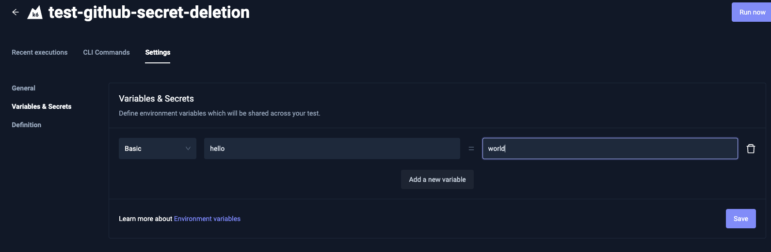 Adding variables will delete the k8s secret created via --git-token · Issue #2594 · kubeshop ...