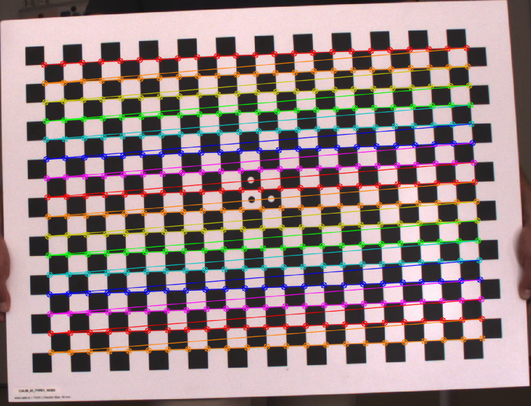 Difference in corners between findChessboardCorners() and findChessboardCornersSB() · Issue ...