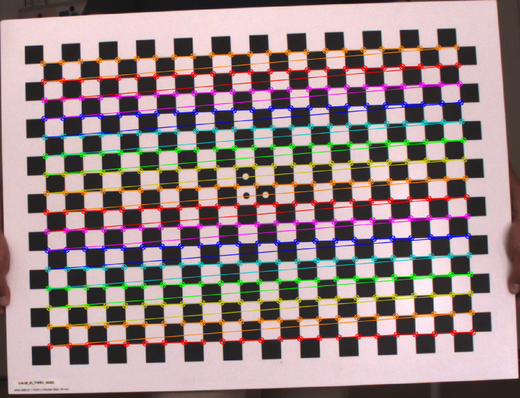 Difference in corners between findChessboardCorners() and findChessboardCornersSB() · Issue ...