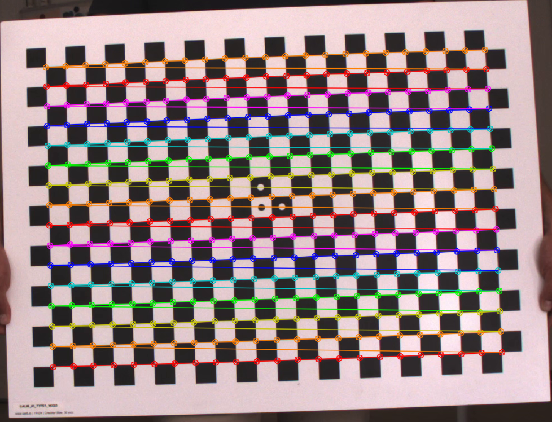 Difference in corners between findChessboardCorners() and findChessboardCornersSB() · Issue ...