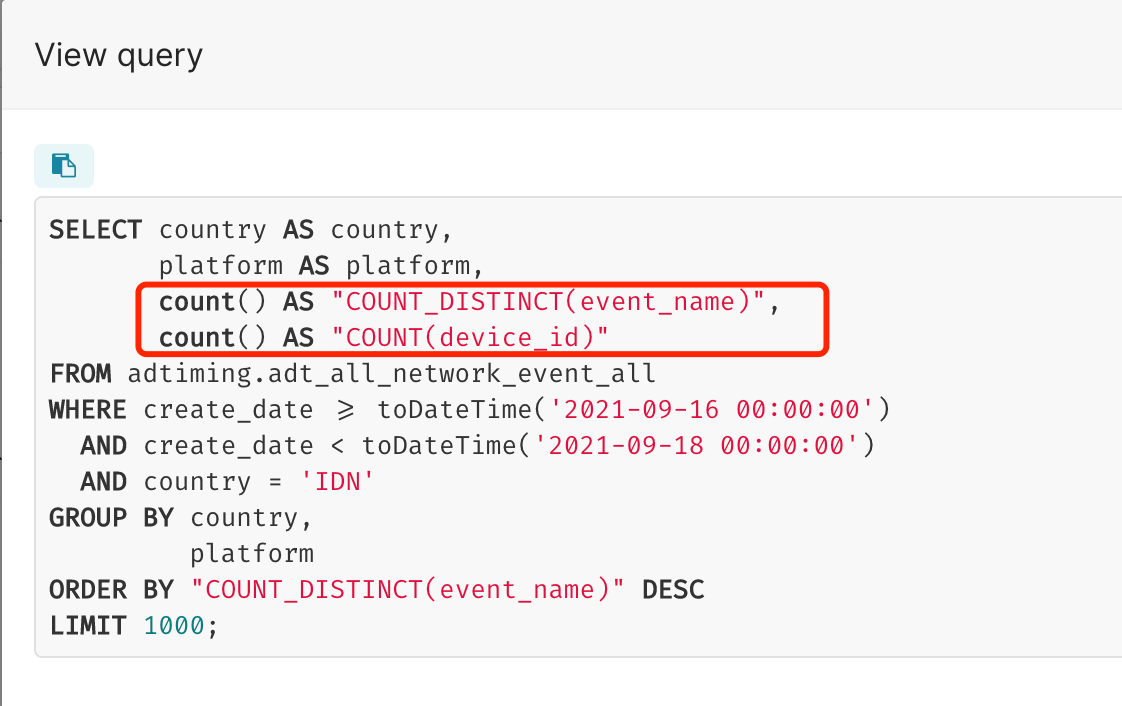 ClickHouse metrics always be count() · Issue #16737 · apache/superset · GitHub