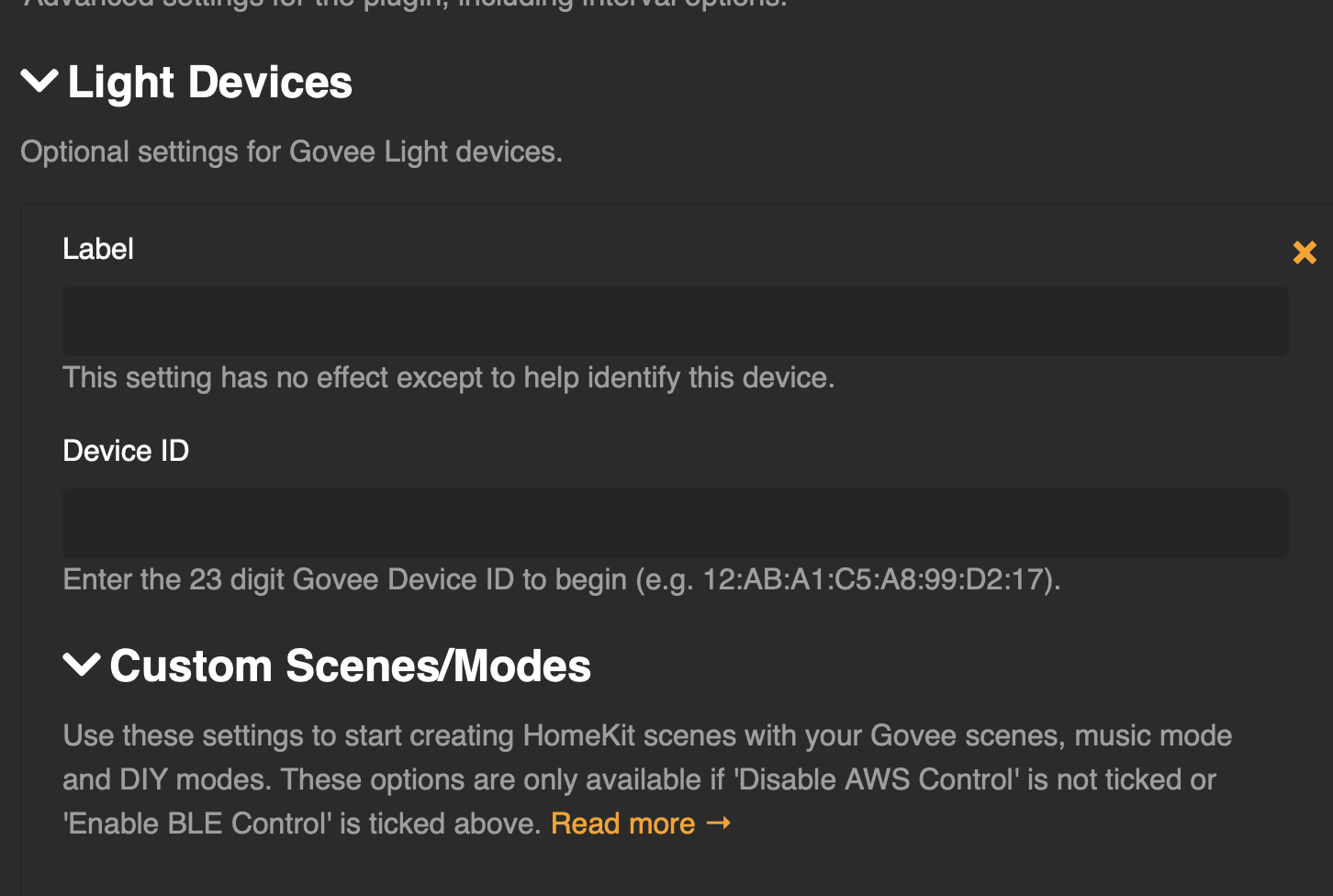 can't setup scenes · Issue #209 · homebridge-plugins/homebridge-govee · GitHub