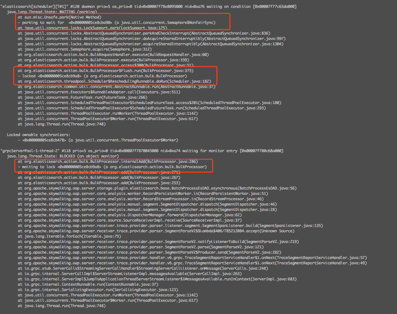 org.apache.skywalking.apm.dependencies.io.grpc.StatusRuntimeException: DEADLINE_EXCEEDED · Issue ...