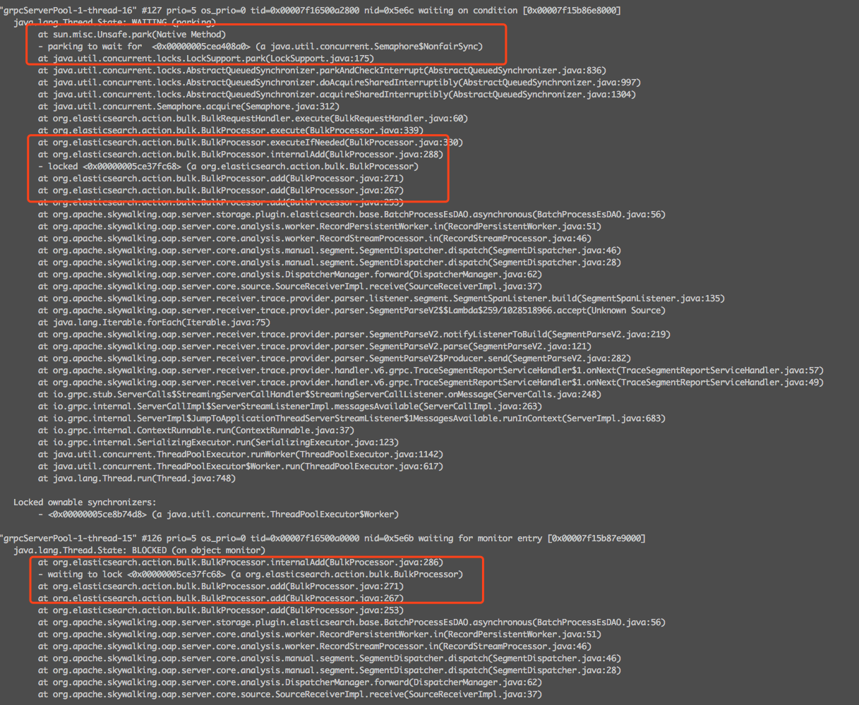 org.apache.skywalking.apm.dependencies.io.grpc.StatusRuntimeException: DEADLINE_EXCEEDED · Issue ...