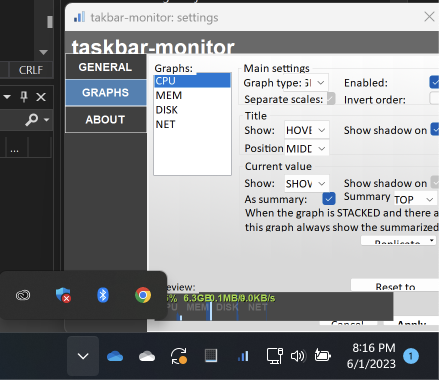 Windows 11 support · Issue #47 · leandrosa81/taskbar-monitor · GitHub