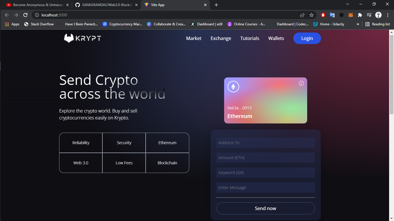 GitHub - SANKARAMDAS/Web3.0-Blockchain-App