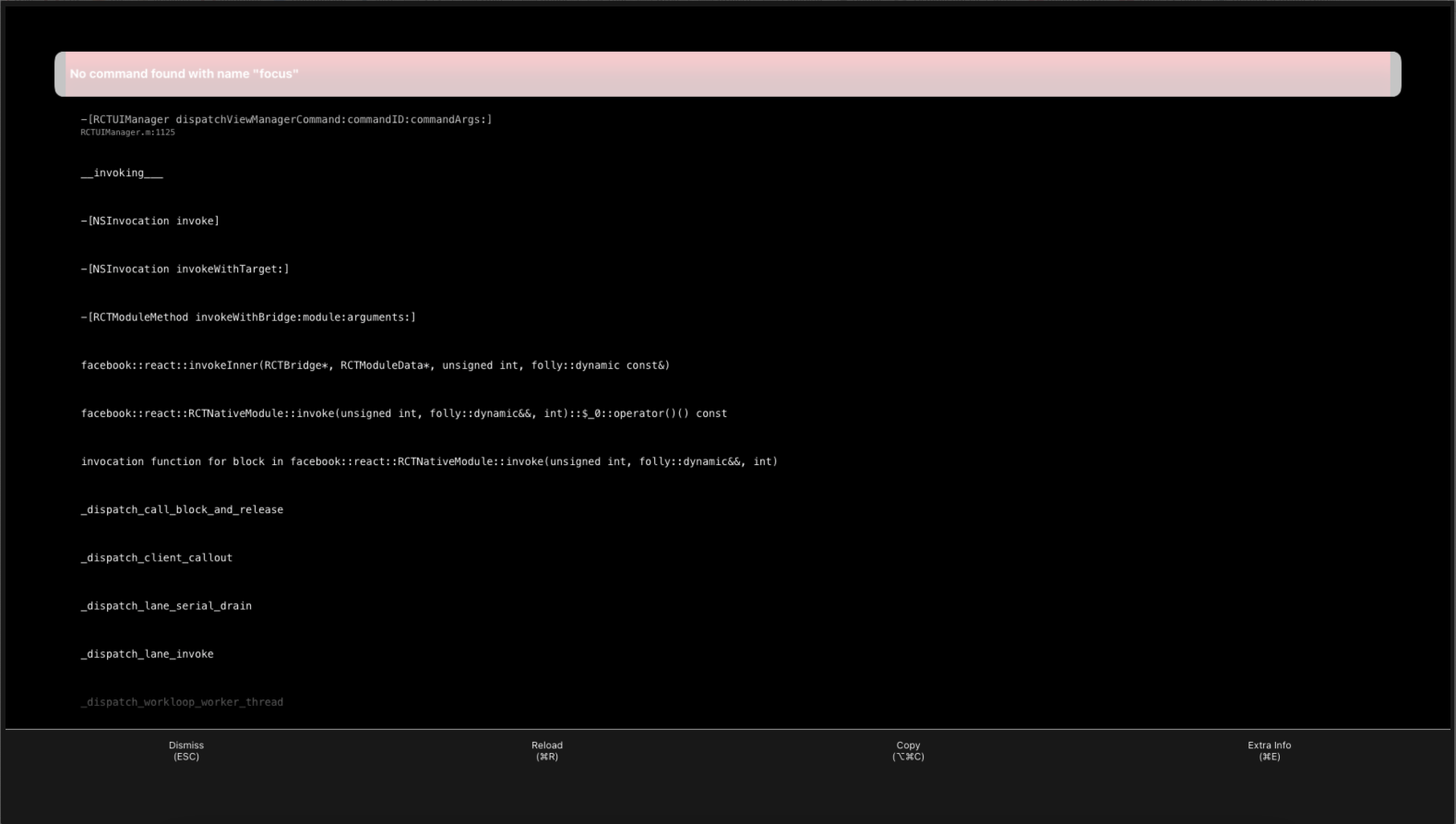 Unable To Invoke Focus On Touchable Ref · Issue 160 · React Native Tvosreact Native Tvos · Github
