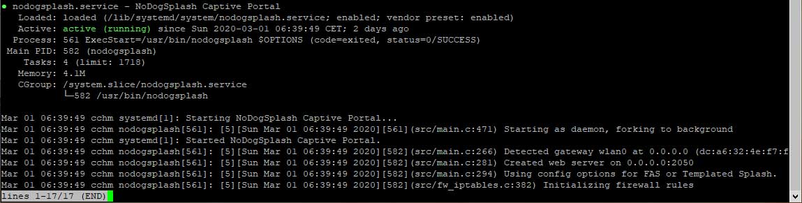Restart nodogsplash after power shutdown · Issue #533 · nodogsplash ...