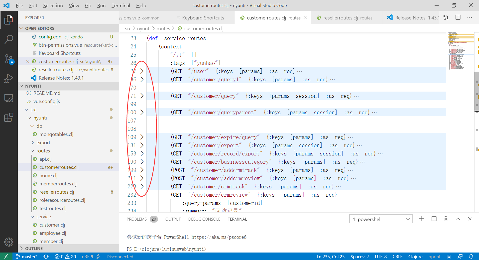 block collapse/expand (I'm eager for this function) · Issue #2340 · cursive-ide/cursive · GitHub