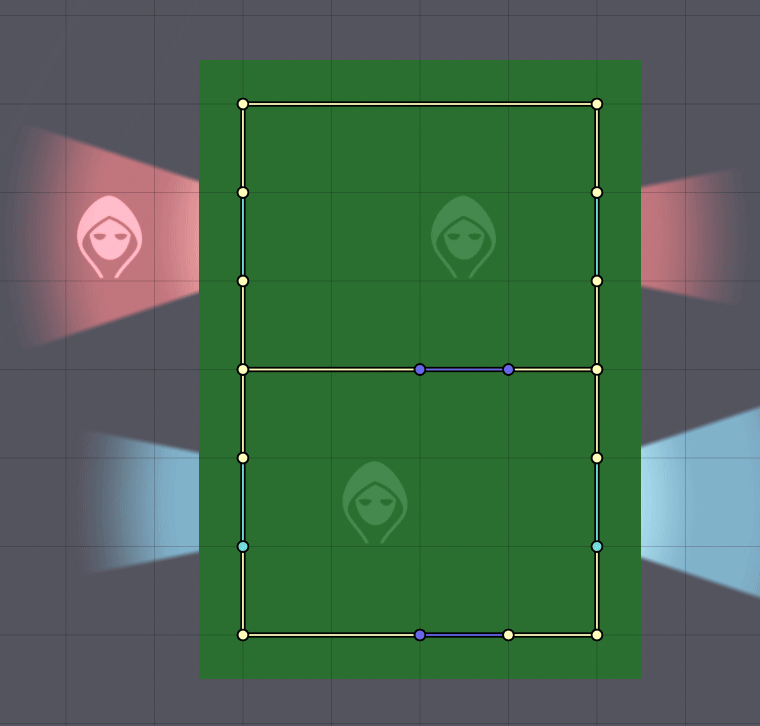 Roofs over invisible walls and open doors no longer make these wall ...