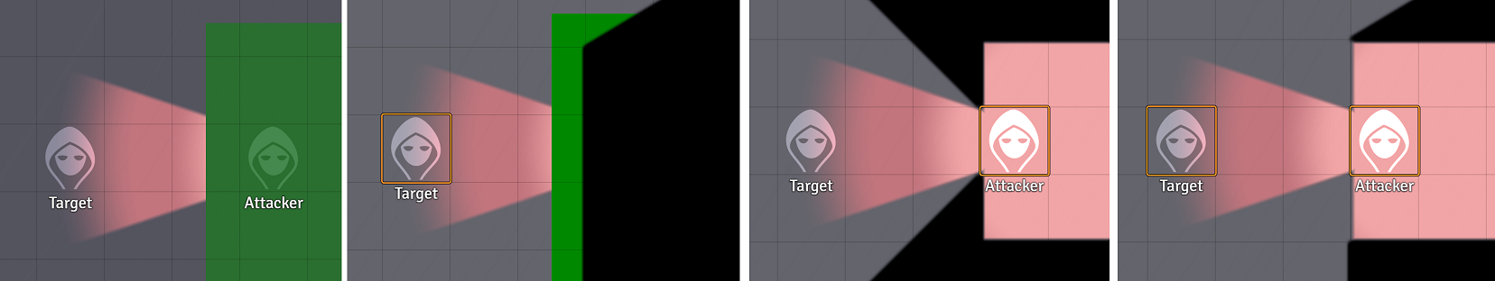 Roofs over invisible walls and open doors no longer make these wall segments block the sight of ...