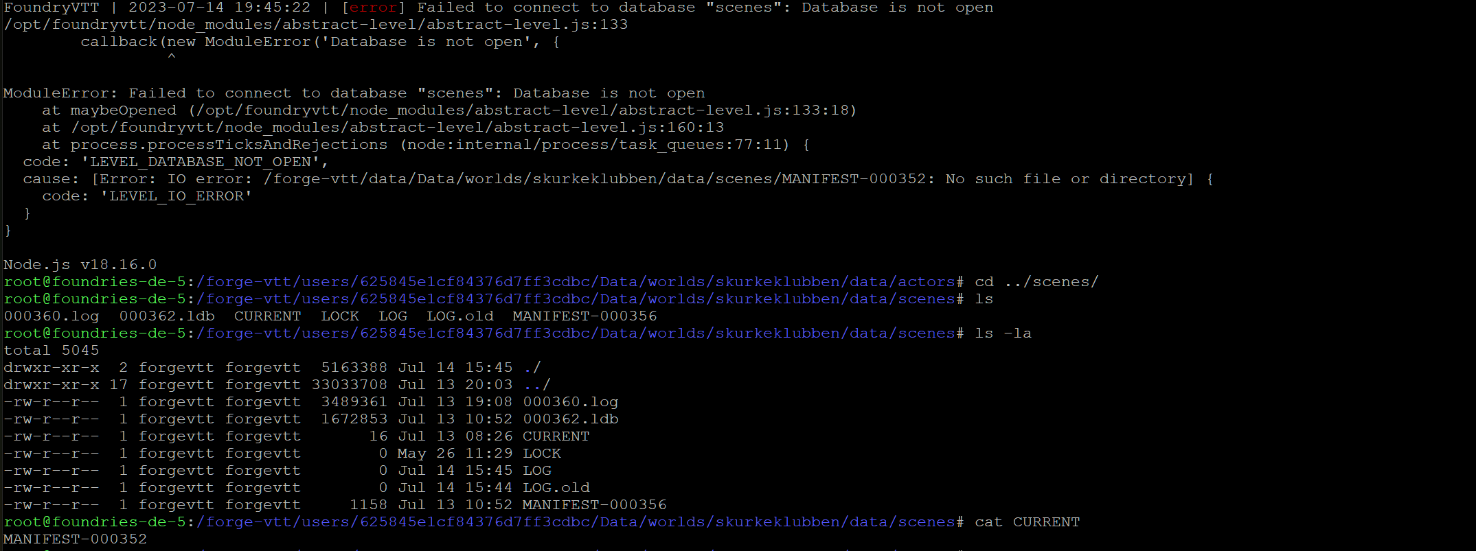 Implement a conservative auto-repair operation in cases where a database file is unable to be ...