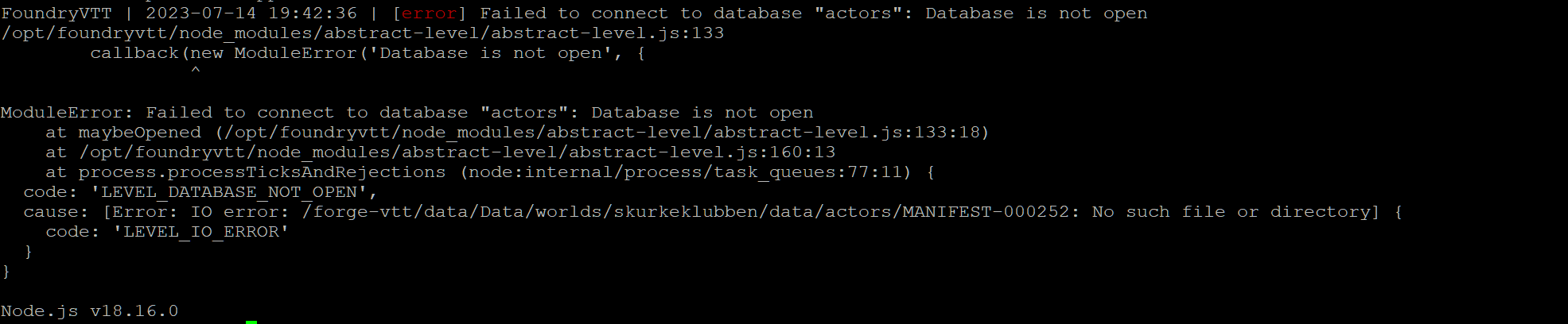 Implement a conservative auto-repair operation in cases where a database file is unable to be ...