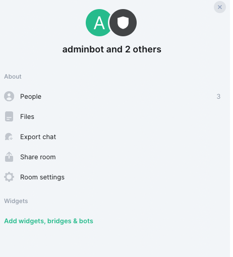 Thesis - admin bot in DM · Issue #23347 · element-hq/element-web · GitHub