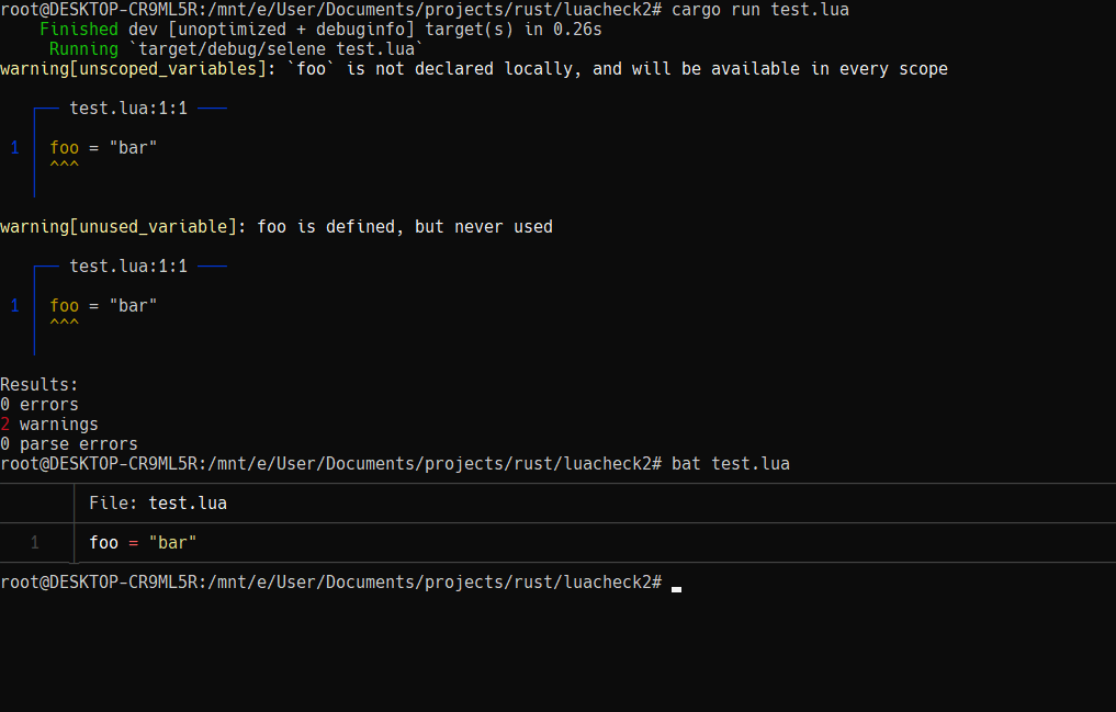 Selene panics when last character in file is part of a failed lint · Issue #93 · Kampfkarren ...