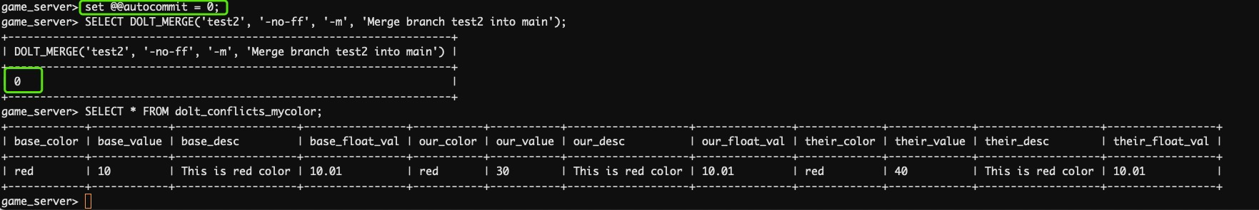 Confusing Error Message When Selecting From Conflict Tables With ` Autocommit True` · Issue