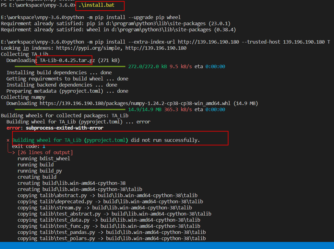 【windows install bug】 · Issue #3403 · vnpy/vnpy · GitHub