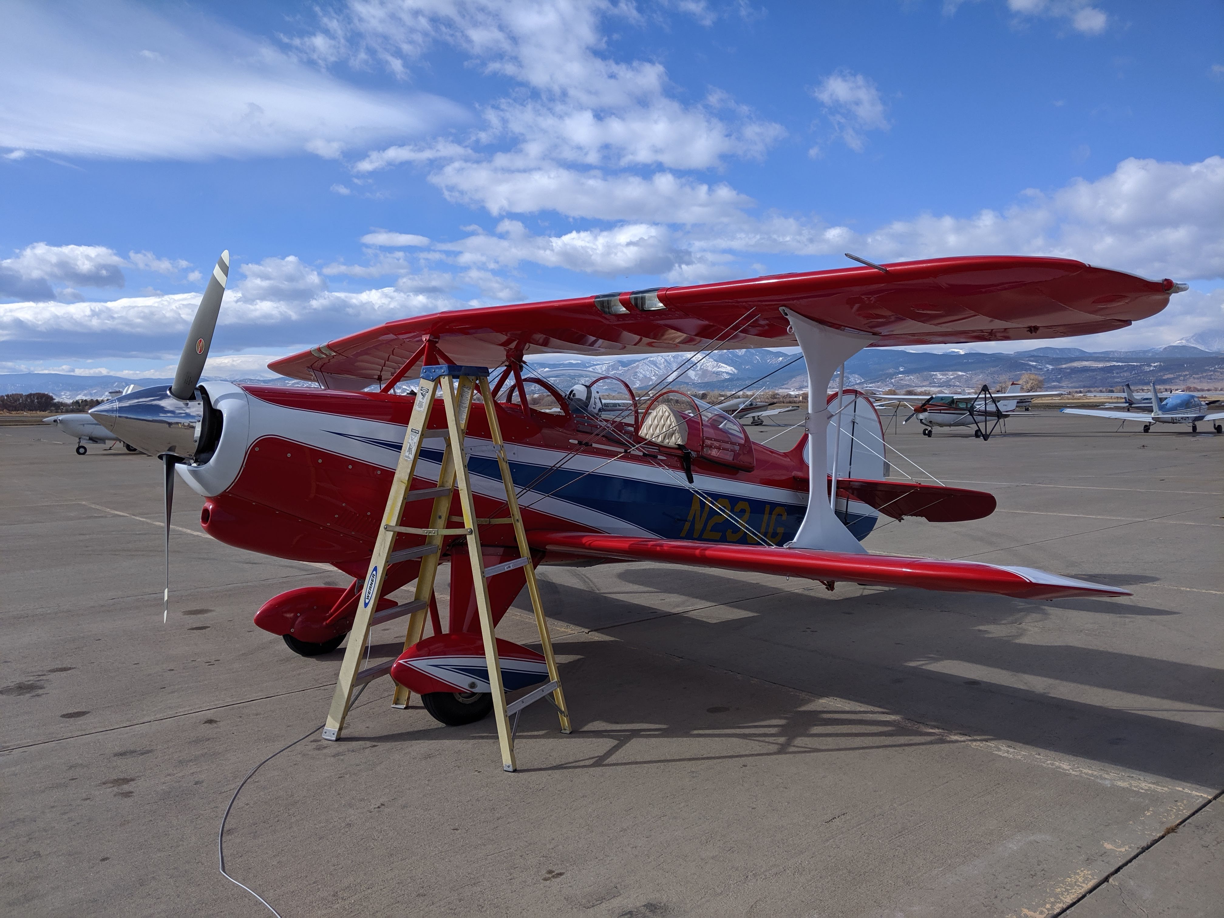 New biplane, and discussion of what to do after Scott tailwheel ...