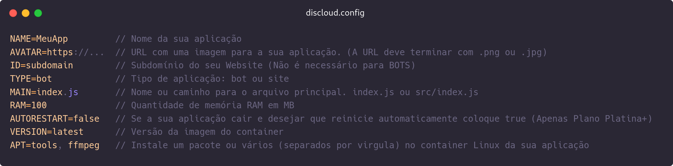 discloud.config · GitHub